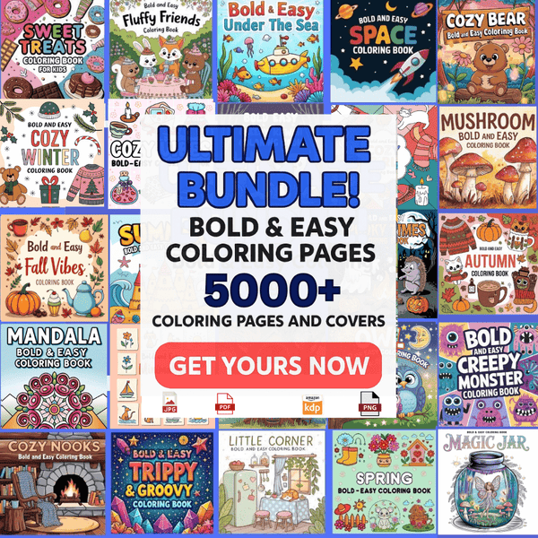 5000+ Coloring Pages Mega Bundle – Digital Download – ColorWiseStudio